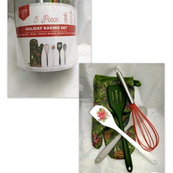 Kitchen | Nib 5 Piece Holiday Baking Set | Poshmark